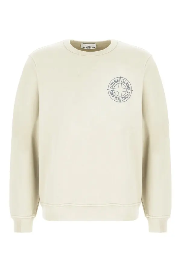 Stone Island Crewneck Sweatshirt With Graphic Logo