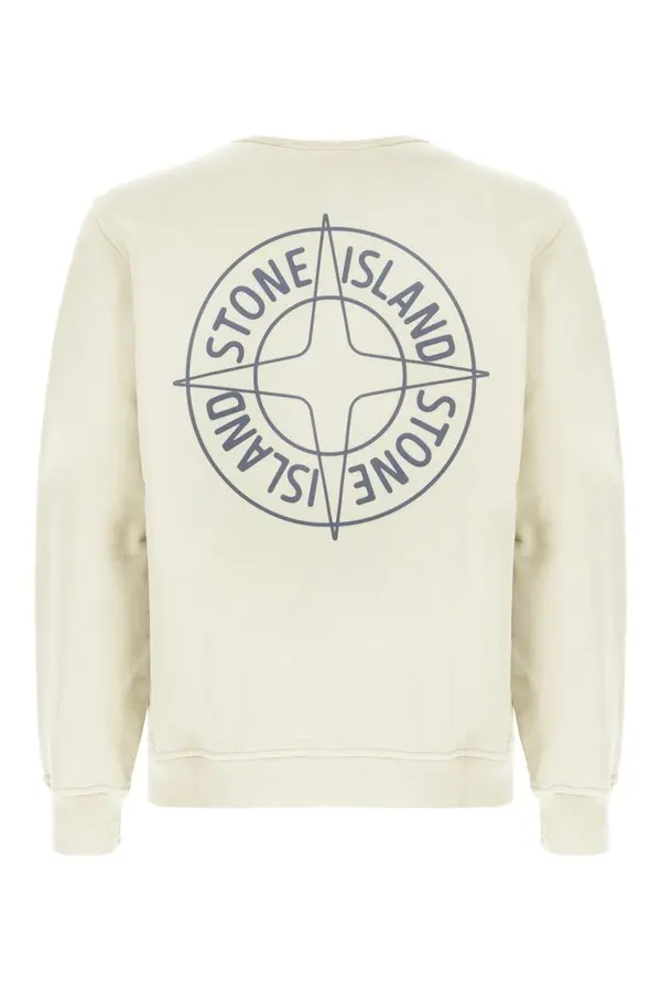 Stone Island Crewneck Sweatshirt With Graphic Logo