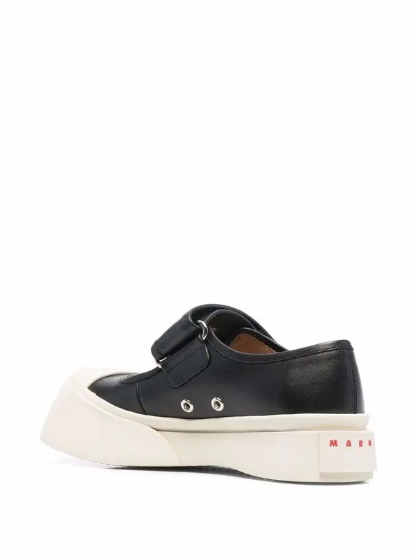 Marni Mary Jane Sneakers With Velcro Fastening - Black