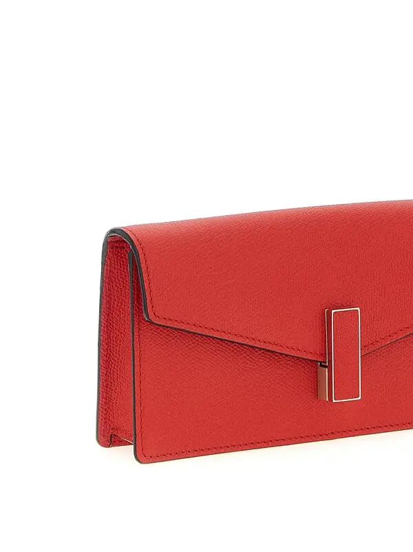 VALEXTRA Iside Millepunte Calf Leather Clutch