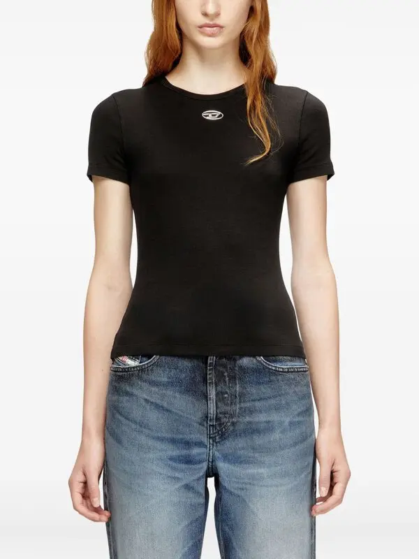 DIESEL® Logo Ribbed T-shirt - Multicolor