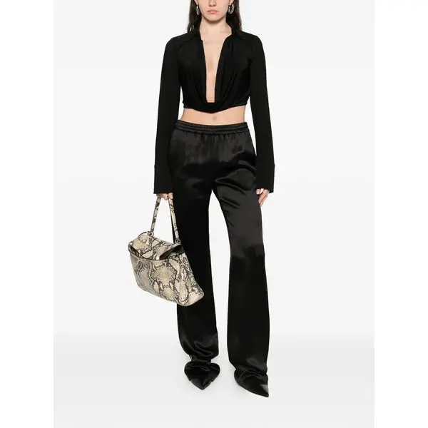 TOM FORD Silk Wide Leg Track Pants
