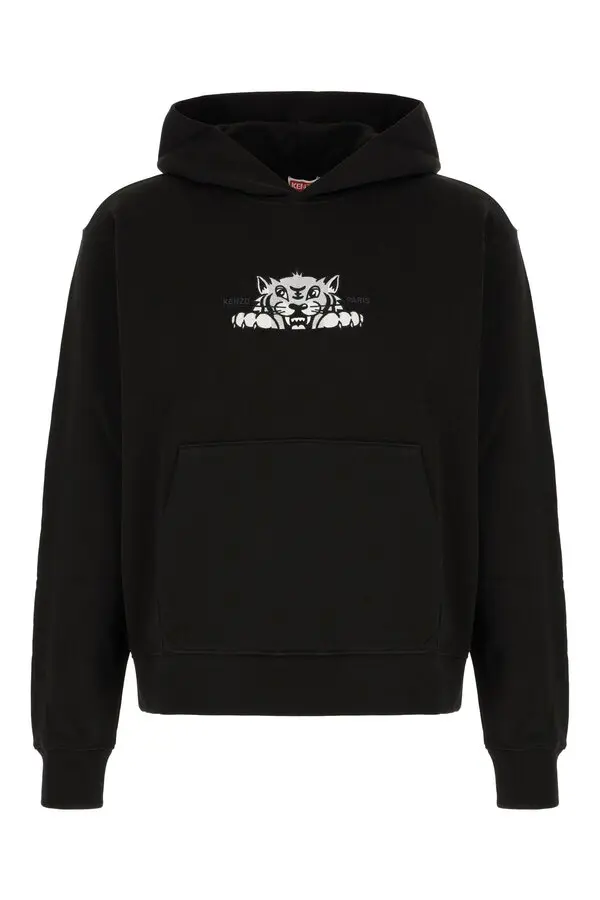 Kenzo Embroidered Tiger Hooded Sweatshirt