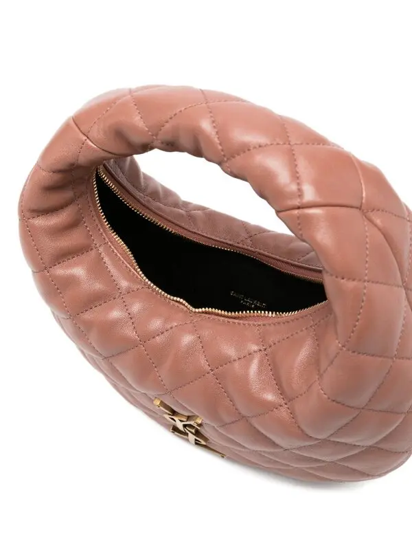 Saint Laurent Quilted Leather Hobo Bag - Multicolor