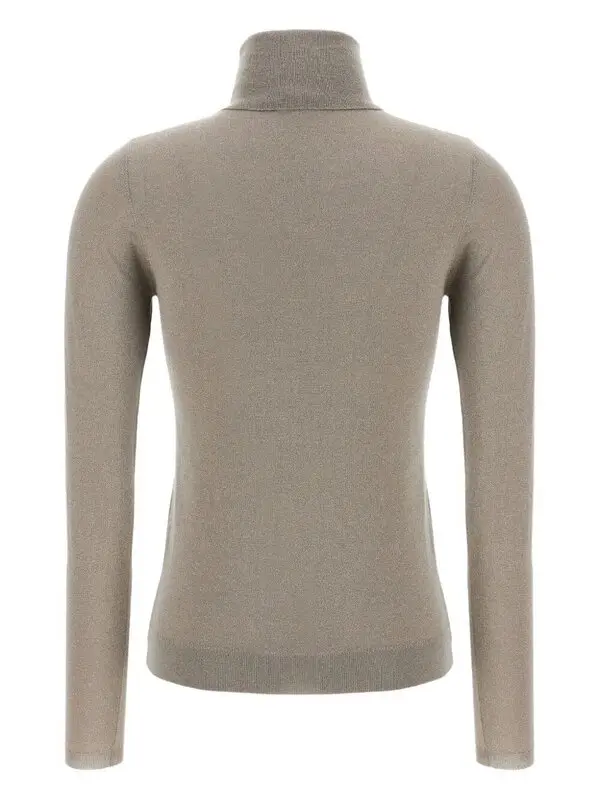 Brunello Cucinelli Cashmere Blend Roll Neck Sweater