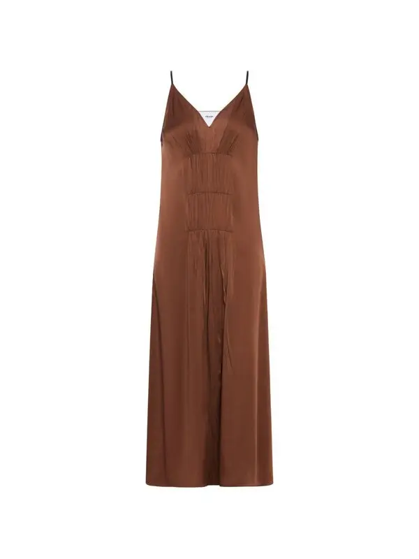 Prada Satin Midi Dress