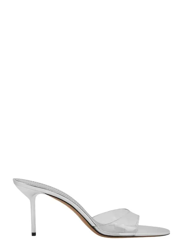 Paris Texas Lidia Mule 70 Sandals - Silver