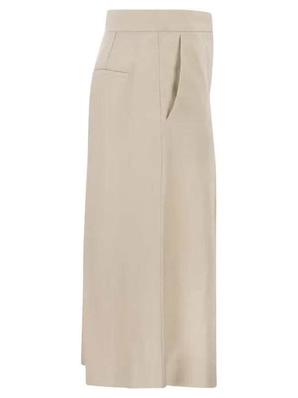 Max Mara Tailored Linen Bermuda Shorts - Multicolor