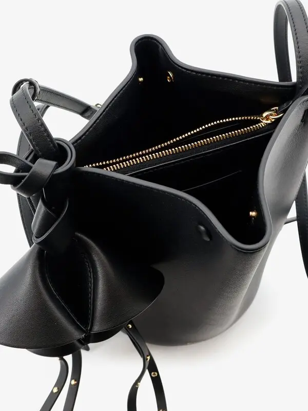 Givenchy Nano Snap Leather Crossbody Bag - Black
