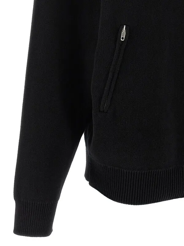 Balenciaga Back-to-front" Heavy Cotton Sweater - Black