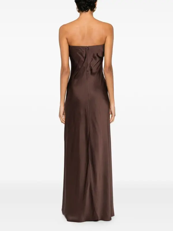 FORTE_FORTE Strapless Column Long Dress - Multicolor