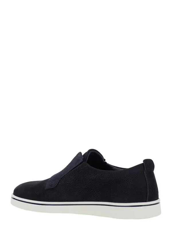FERRAGAMO Alfie Grained Leather Slip-on Shoes - Multicolor