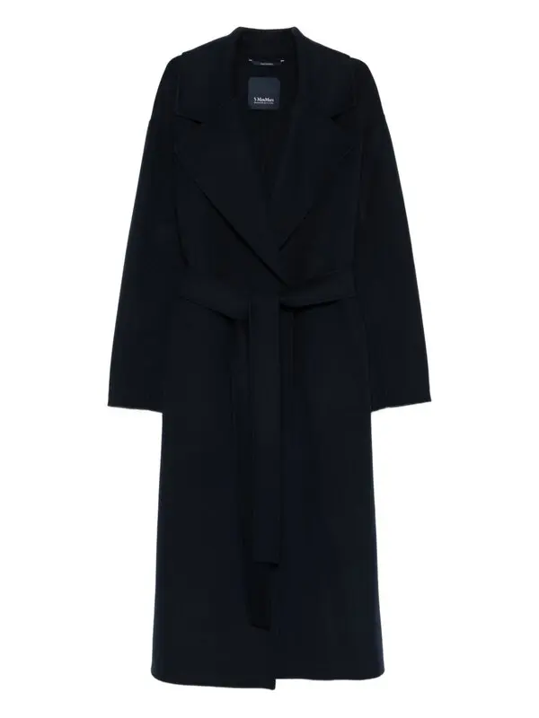 Max Mara Wool Long Coat - Multicolor