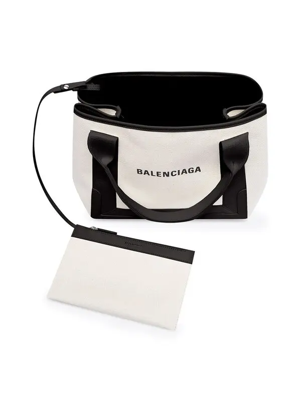 Balenciaga Navy Small Cabas - Multicolor