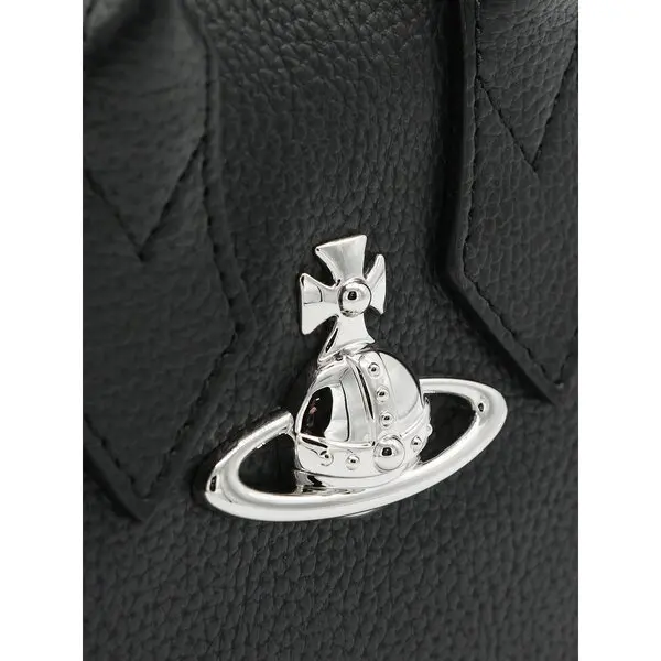 VIVIENNE WESTWOOD Textured Orb Plaque Tote Bag