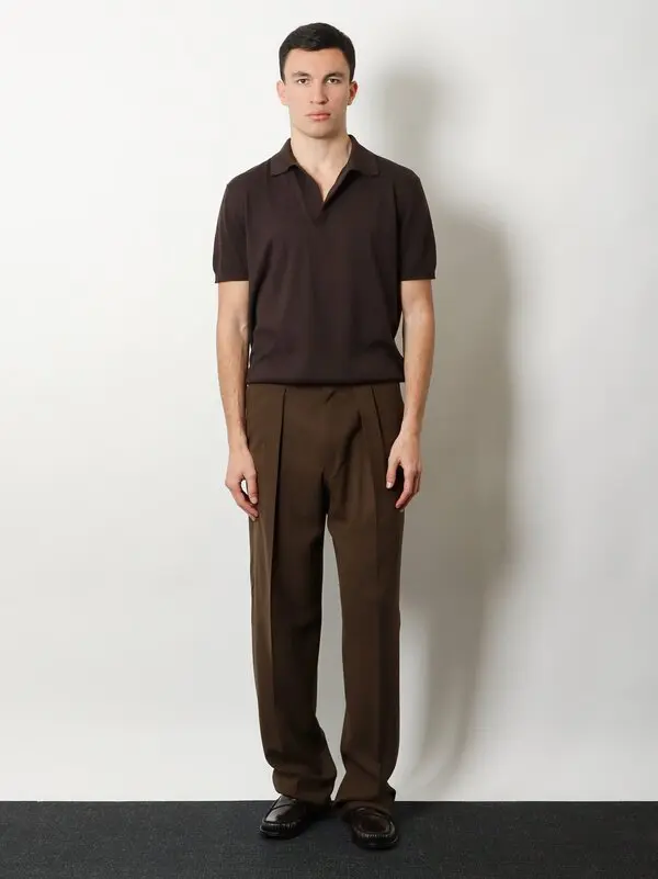 TOM FORD Tailored Wool Trousers With Pinces