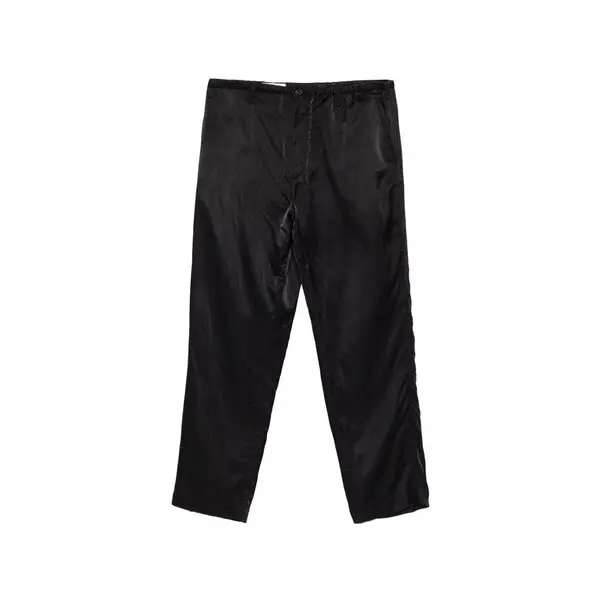 Dries Van Noten Cotton & Viscose Wide-leg Trousers - Black