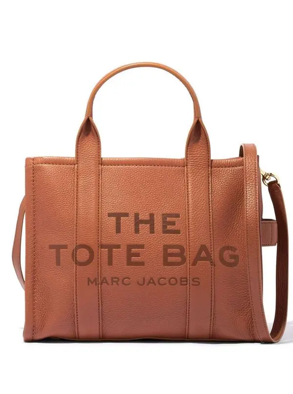 Marc Jacobs The Tote Bag Medium Grainy Leather Shoulder Bag - Brown