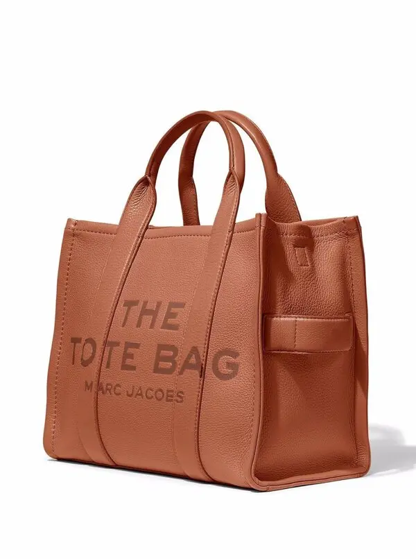 Marc Jacobs The Tote Bag Medium Grainy Leather Shoulder Bag - Brown