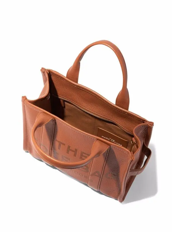 Marc Jacobs The Tote Bag Medium Grainy Leather Shoulder Bag - Brown