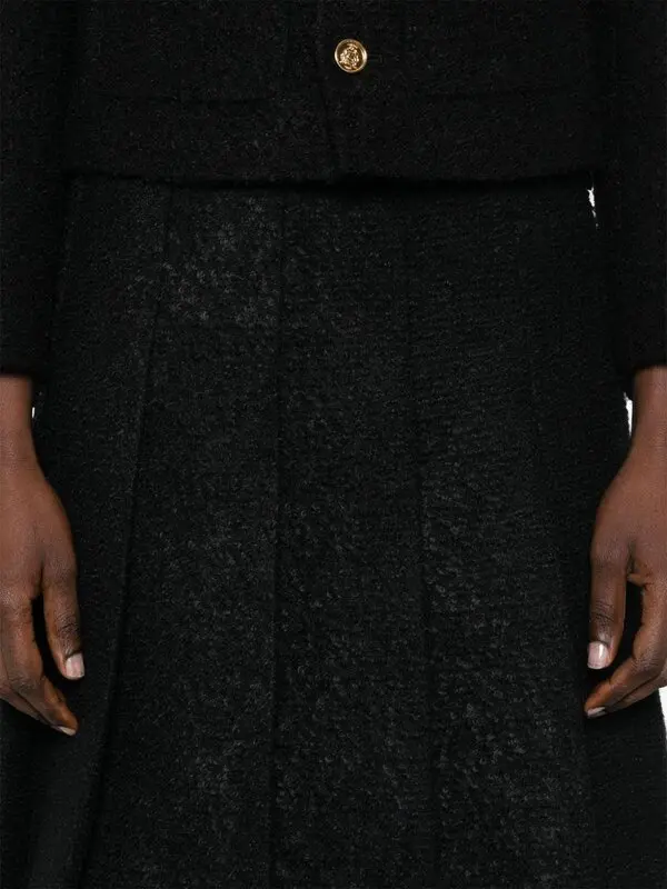 Celine Pleated Wool Skirt
