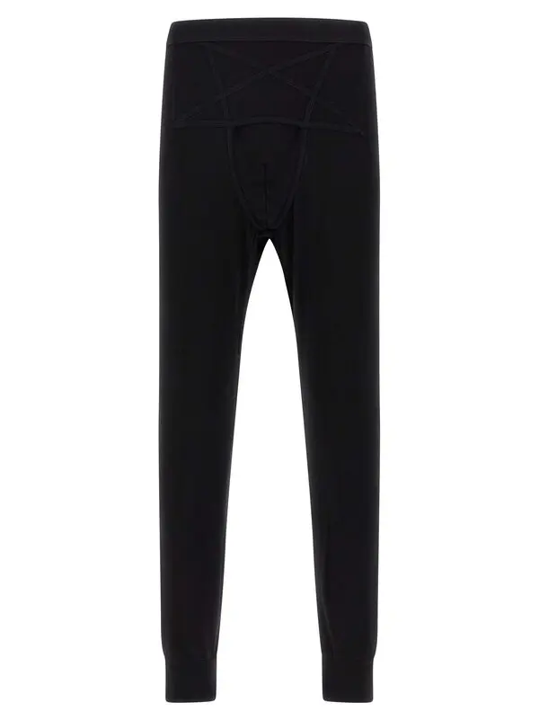 Rick Owens Thermal Bottom' Leggings - Black