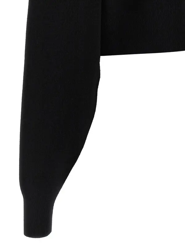 TOM FORD Cropped Knit Sweater - Black