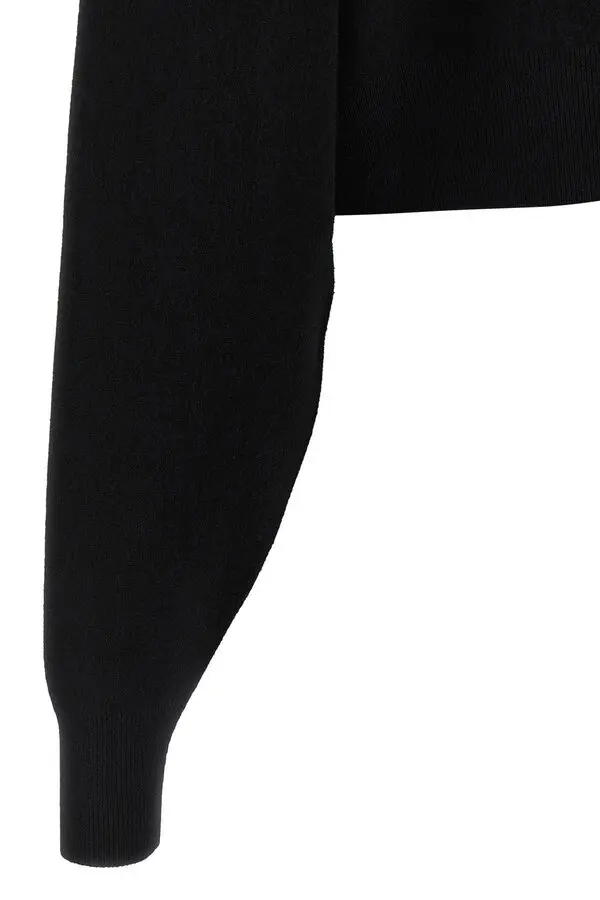 TOM FORD Cropped Knit Sweater - Black