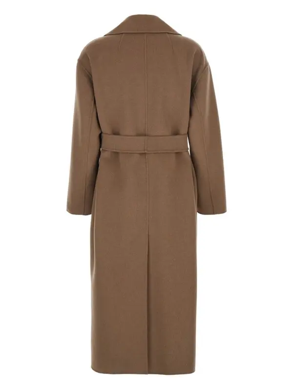 Max Mara Wool Long Coat - Multicolor