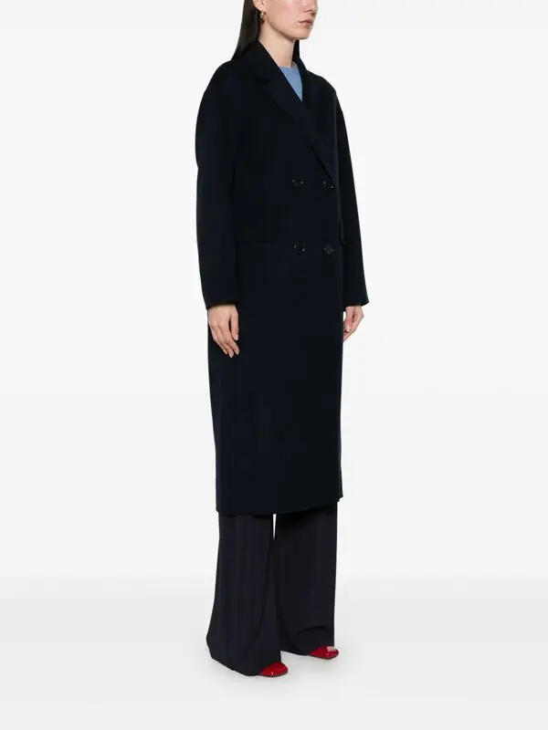 Max Mara Wool Long Coat - Multicolor