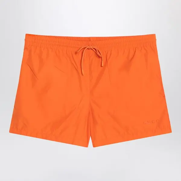 Gucci Swimsuit With Logo - Orange