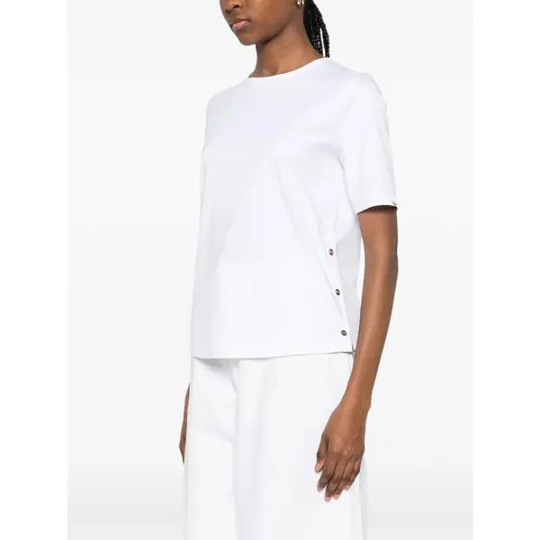 Herno Round Neck Short Sleeve Cotton T-shirt