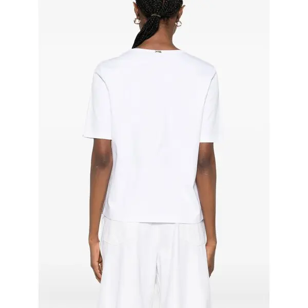 Herno Round Neck Short Sleeve Cotton T-shirt