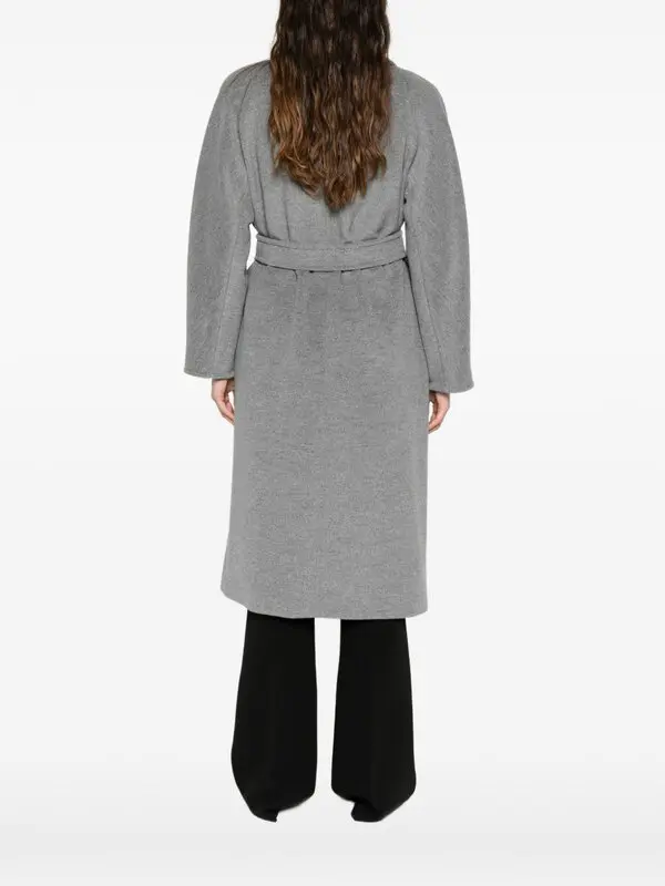 Max Mara Wool Long Coat - Multicolor