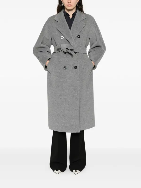 Max Mara Wool Long Coat - Multicolor