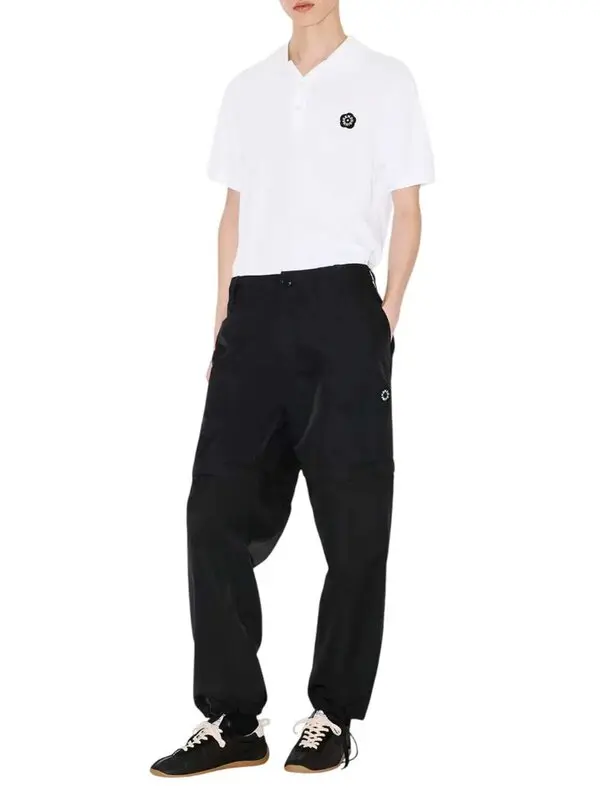 Kenzo Slim-fit Cotton Polo Shirt Boke Flower 2.0 - White
