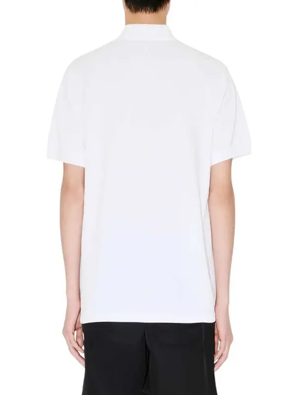 Kenzo Slim-fit Cotton Polo Shirt Boke Flower 2.0 - White
