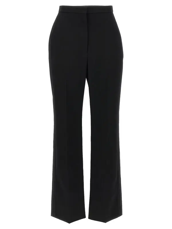 Givenchy Satin Band Wool Pants - Black