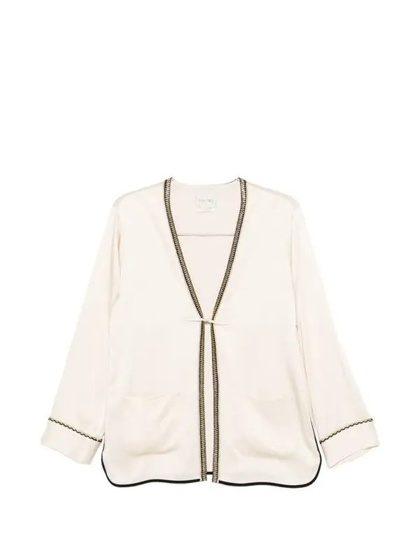 FORTE_FORTE Ivory Kimono Jacket