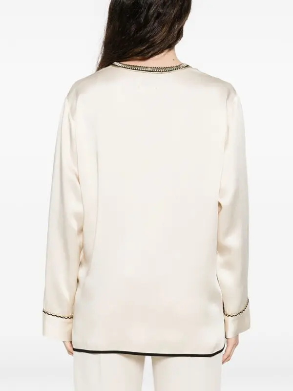 FORTE_FORTE Ivory Kimono Jacket