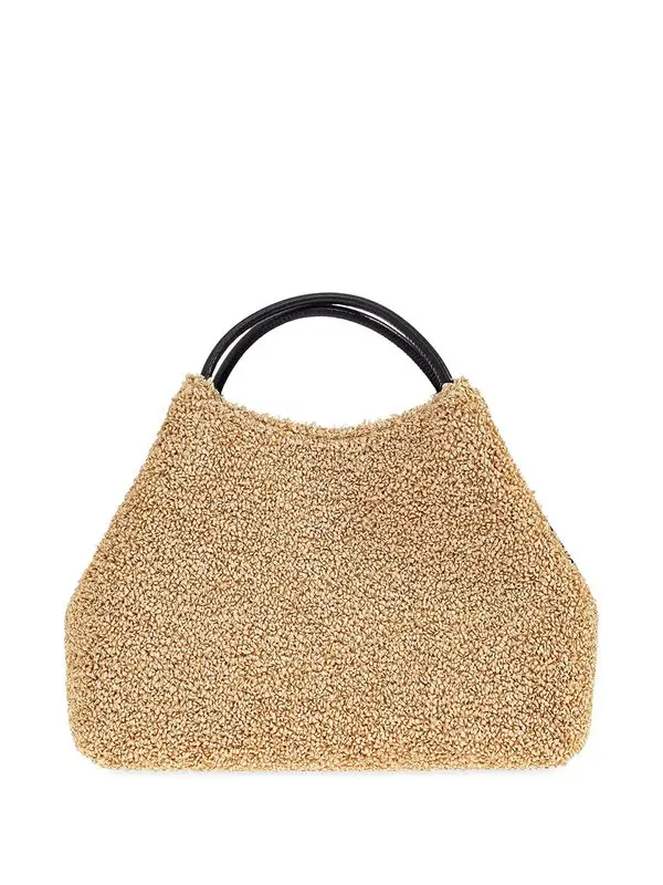 Givenchy Nano Facet Tote Bag In Sponge Raffia