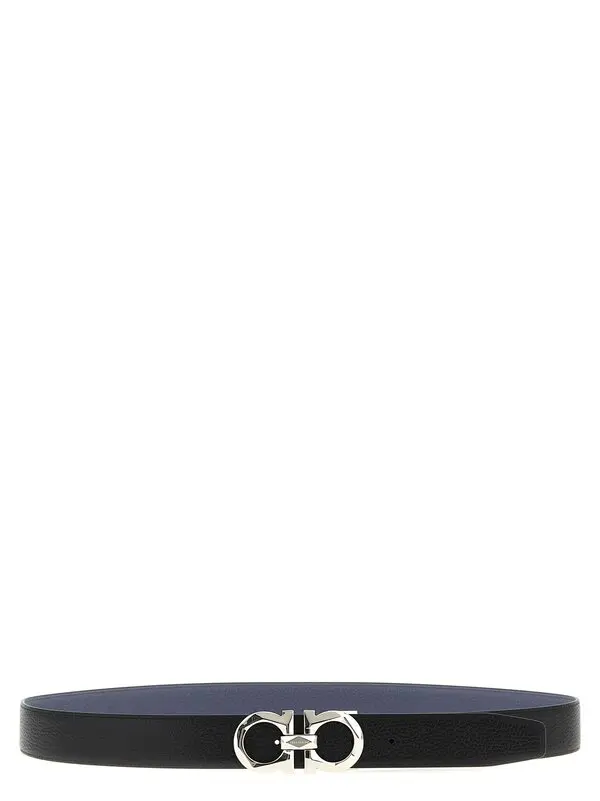 FERRAGAMO Gancini Reversible Belt - Multicolor