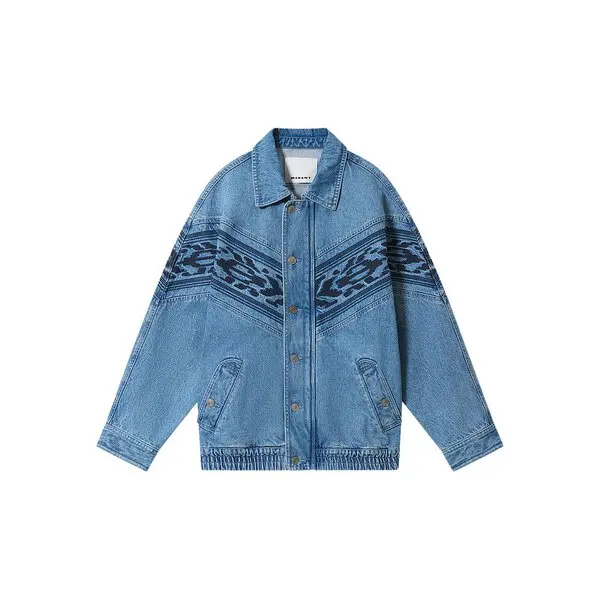 Isabel Marant Étoile Embroidered Denim Jacket