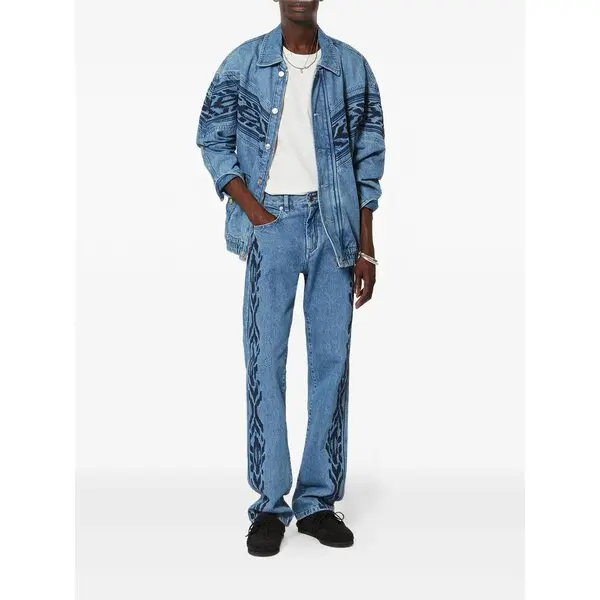 Isabel Marant Étoile Embroidered Denim Jacket