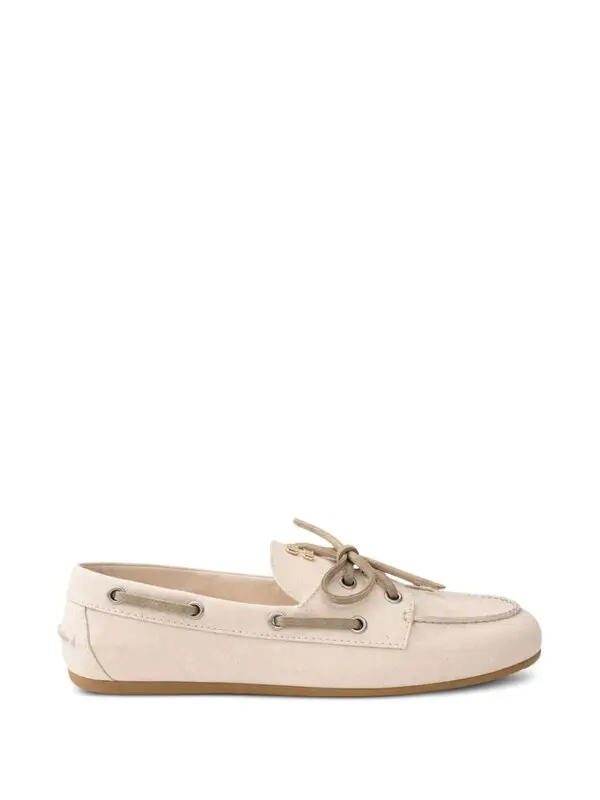 Miu Miu Deck Canvas Loafers