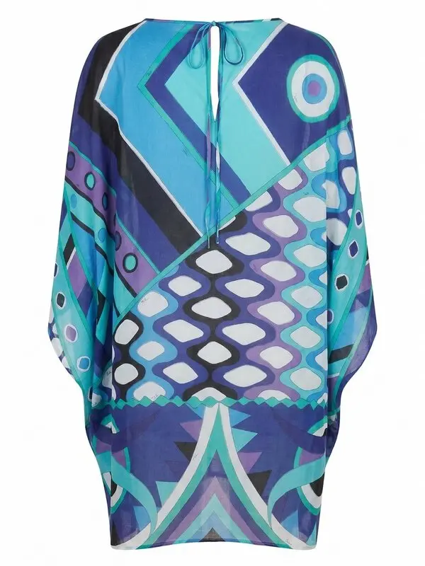 Emilio Pucci Printed Silk Kaftan