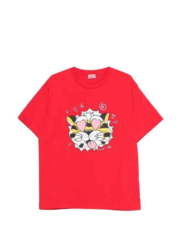 Kenzo Graphic T-shirt - Red
