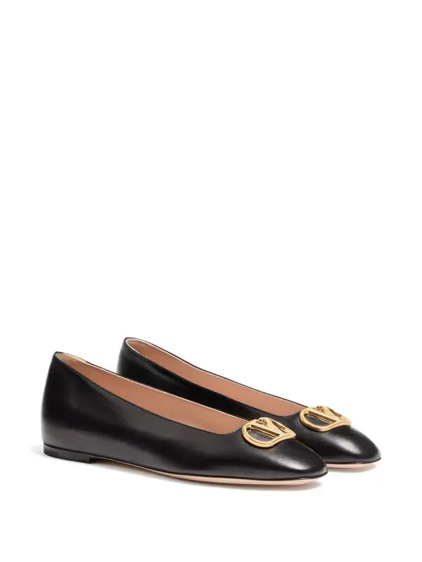 Valentino Garavani Vlogo Signature Ballet Flats - Multicolor