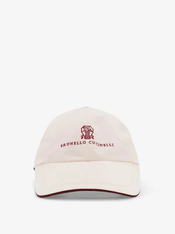 Brunello Cucinelli Baseball Cap With Embroidered Logo - Multicolor