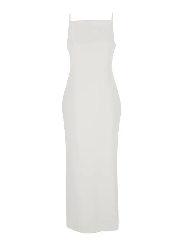 Givenchy Long Dress With Square Neckline - Multicolor